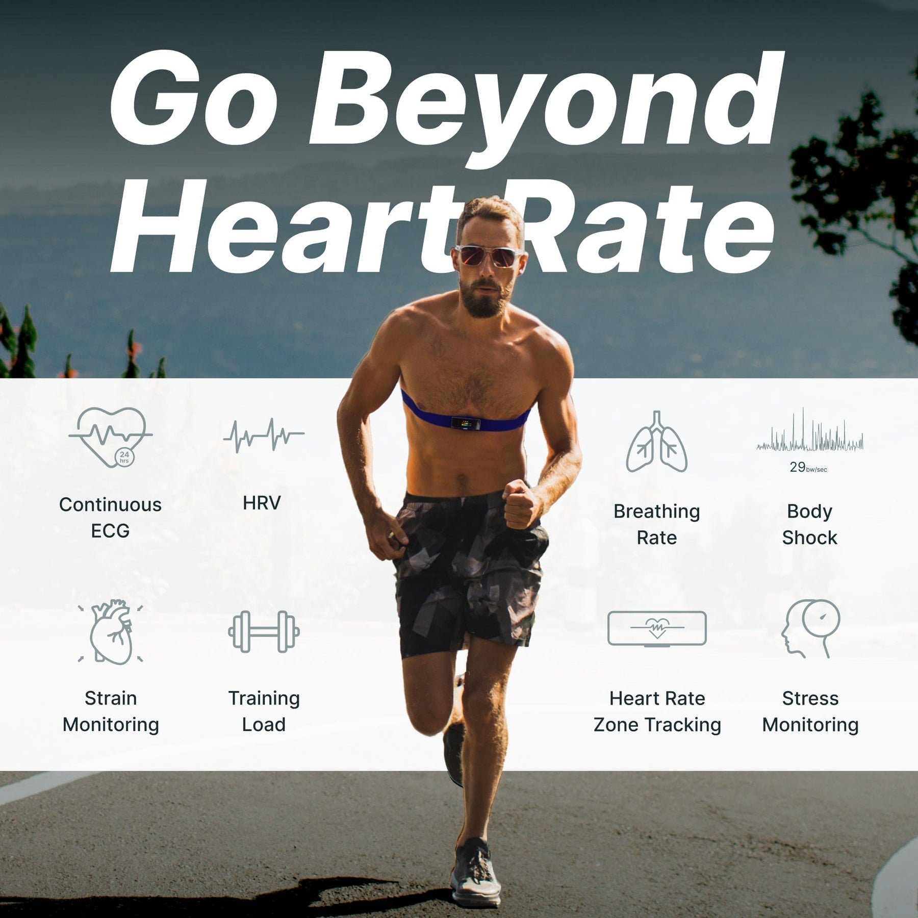 Frontier X2 Smart Heart ECG Monitor | Real Time Wearable Heart Rate ...