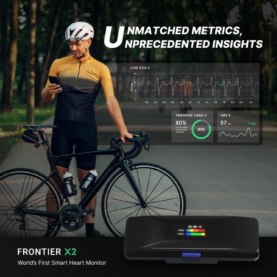 Frontier X2 Smart Heart ECG Monitor | Real Time Wearable Heart Rate ...