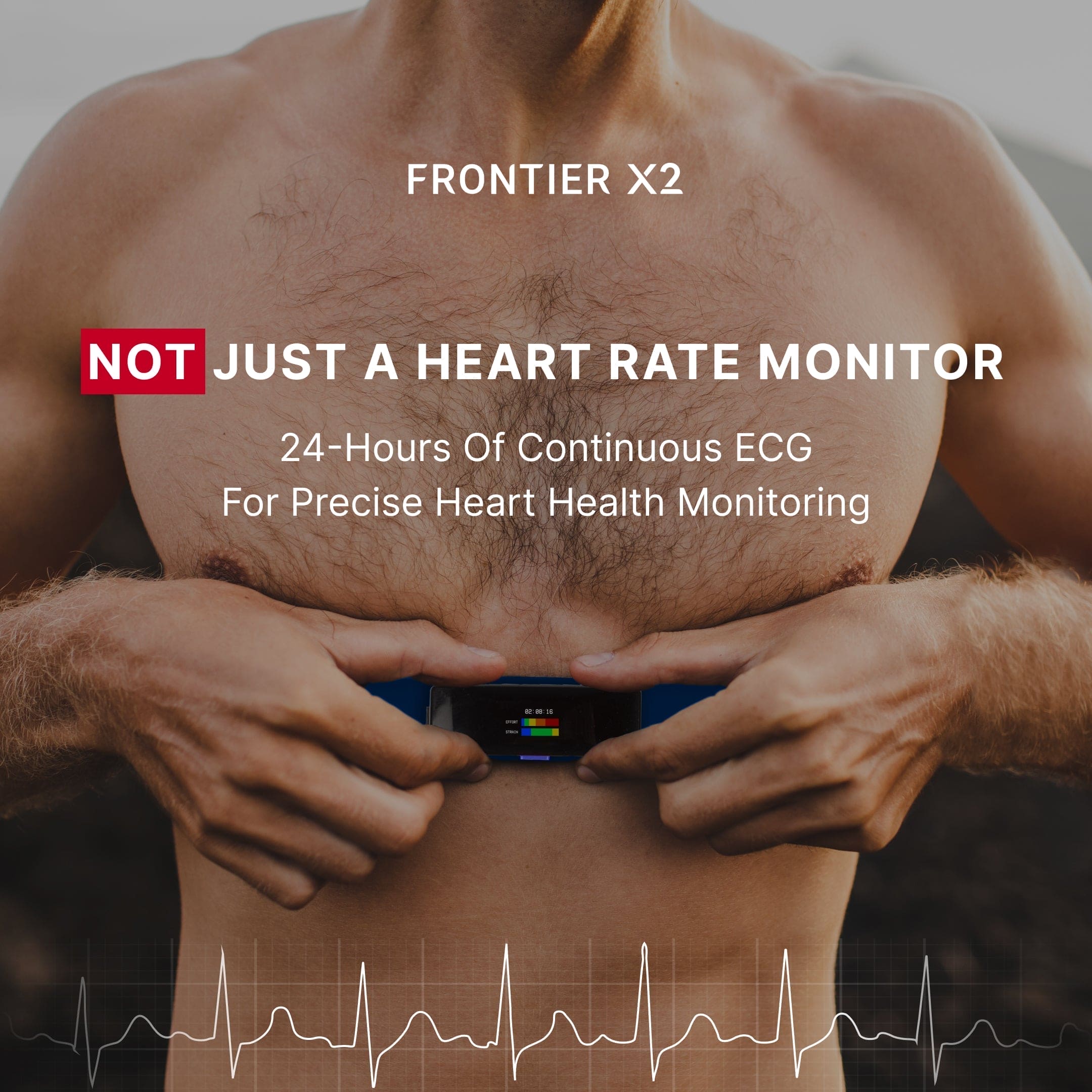 Frontier X2 Smart Heart ECG Monitor | Real Time Wearable Heart Rate ...